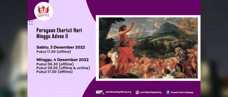 Misa Minggu Adven II - Paroki Pulo Gebang - KAJ