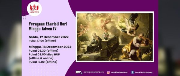 Misa Minggu Adven IV - Paroki Pulo Gebang - KAJ