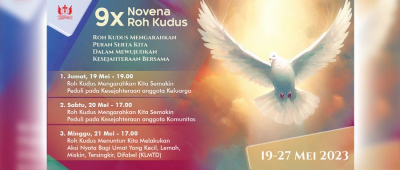 Novena Roh Kudus 19-27 Mei 2023 - Paroki Pulo Gebang - KAJ