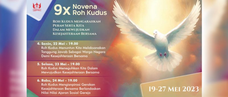 Novena Roh Kudus 19-27 Mei 2023 - Paroki Pulo Gebang - KAJ
