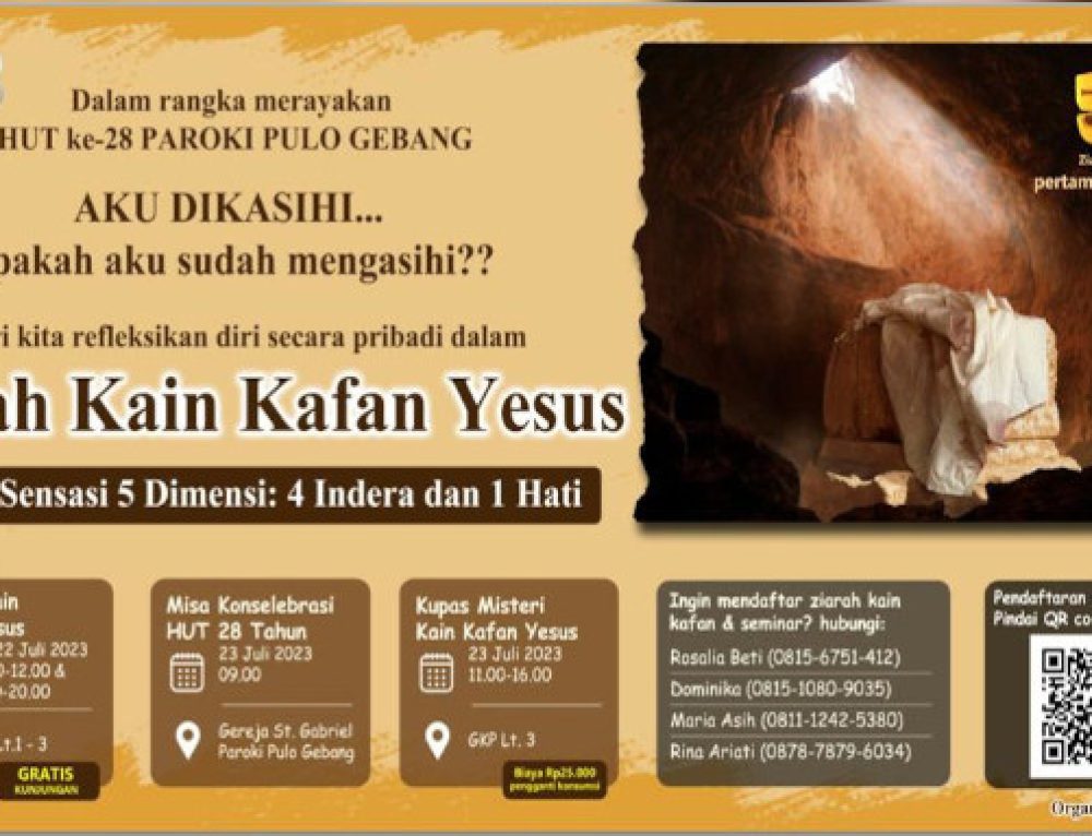 Fakta Pembukaan Kain Kafan Yesus di Paroki Pulo Gebang - Paroki Pulo ...