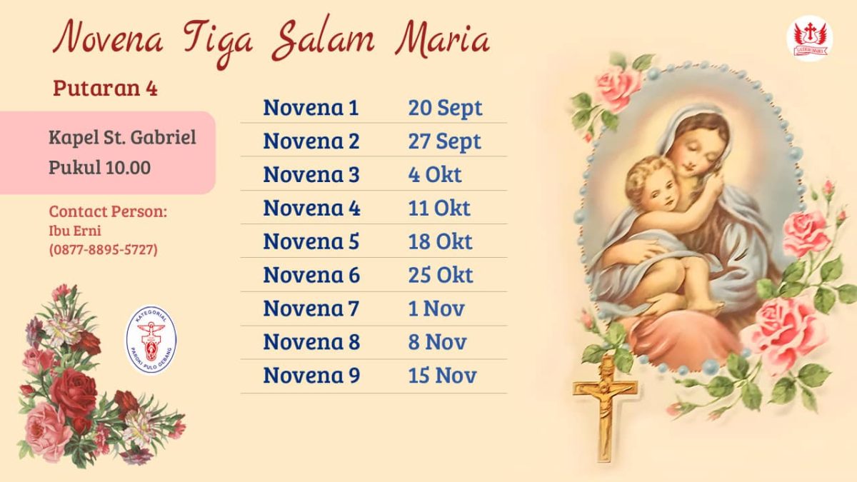 Novena 3 Salam Maria Putaran keempat - Paroki Pulo Gebang - KAJ