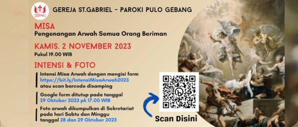 Misa Mengenang arwah orang beriman - Paroki Pulo Gebang - KAJ